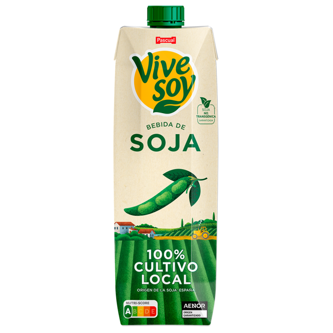Bebida de Soja Natural Vive Soy - Vive Soy, Bebidas No Alcohólicas ...
