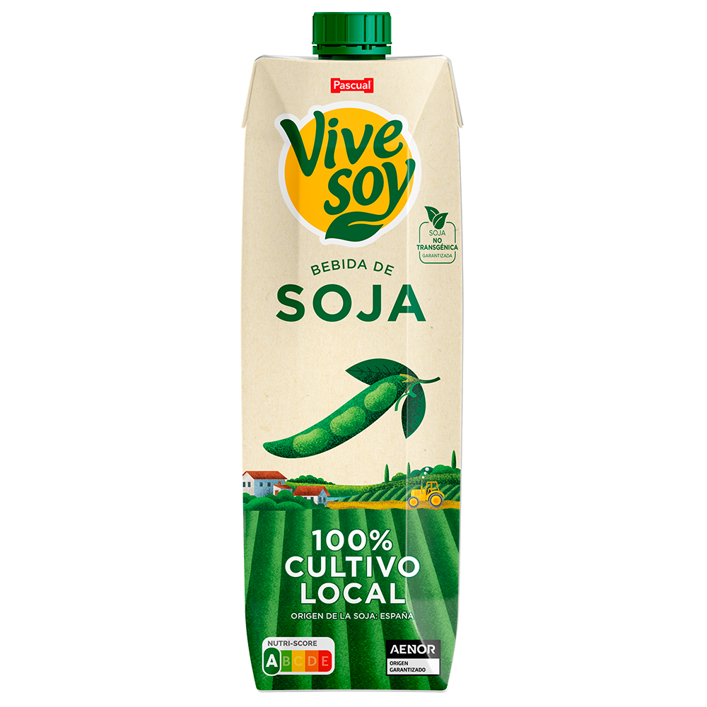 Bebida de Soja Natural Vive Soy - Vive Soy, Bebidas No Alcohólicas ...